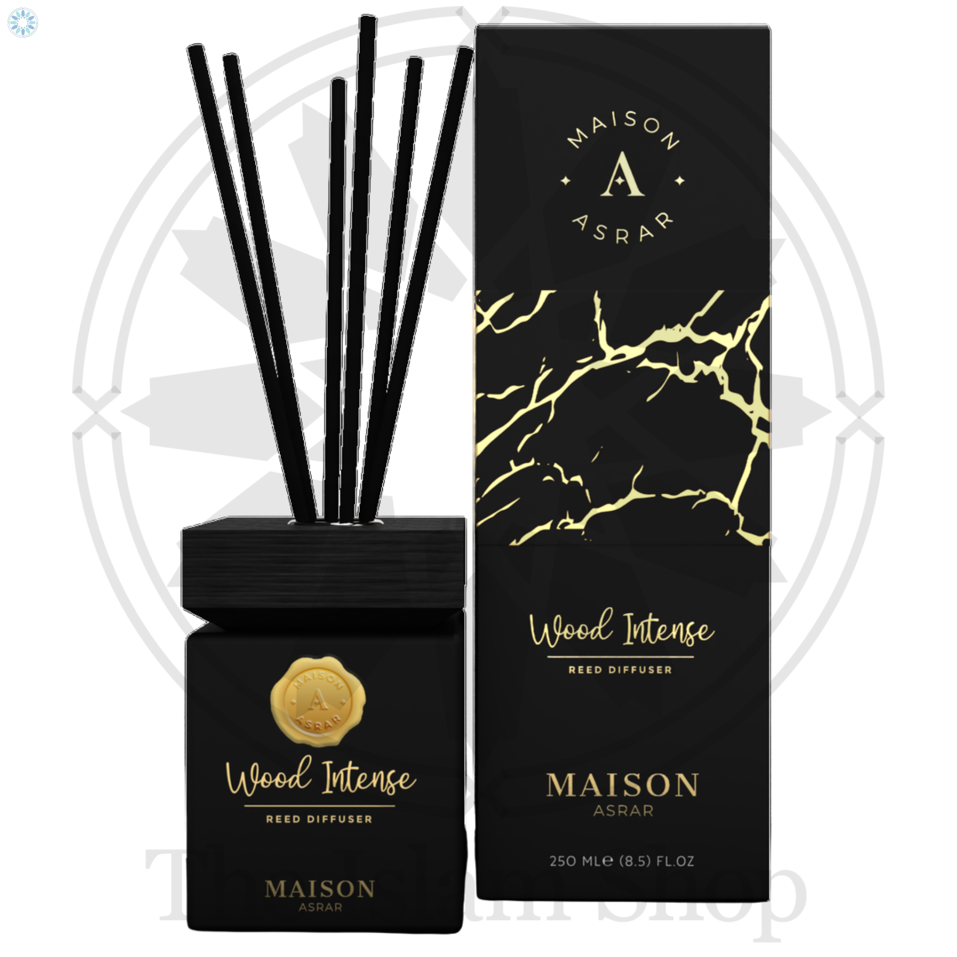 Perfumes › Home Fragrances › Wood Intense - Reed Diffuser 250ml By Maison Asrar
